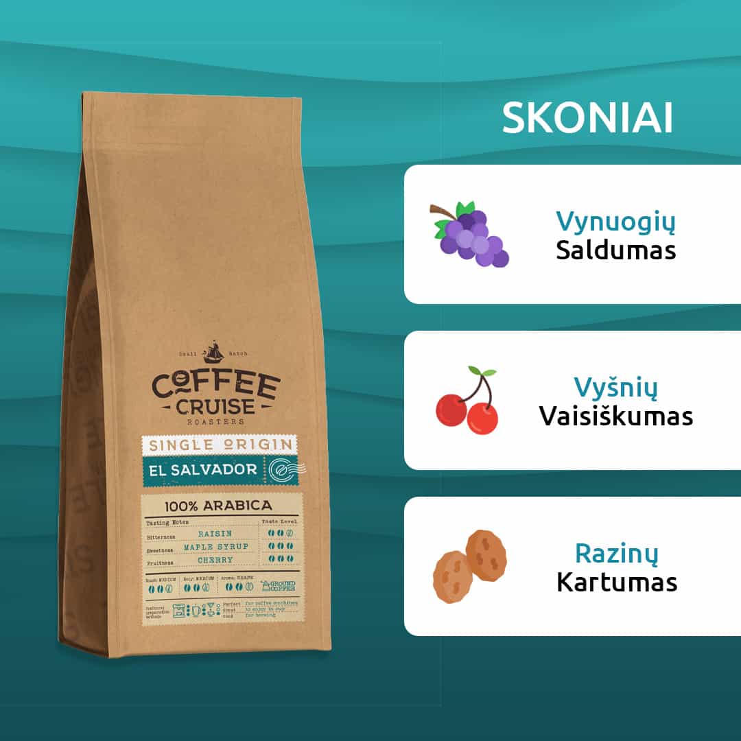 Malta kava Coffee Cruise SANTOS 250g - Coffeeloft