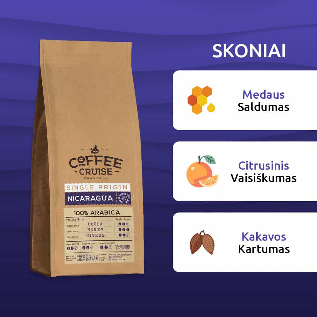 Malta kava Coffee Cruise SWEET BRAZIL 250g - Coffeeloft