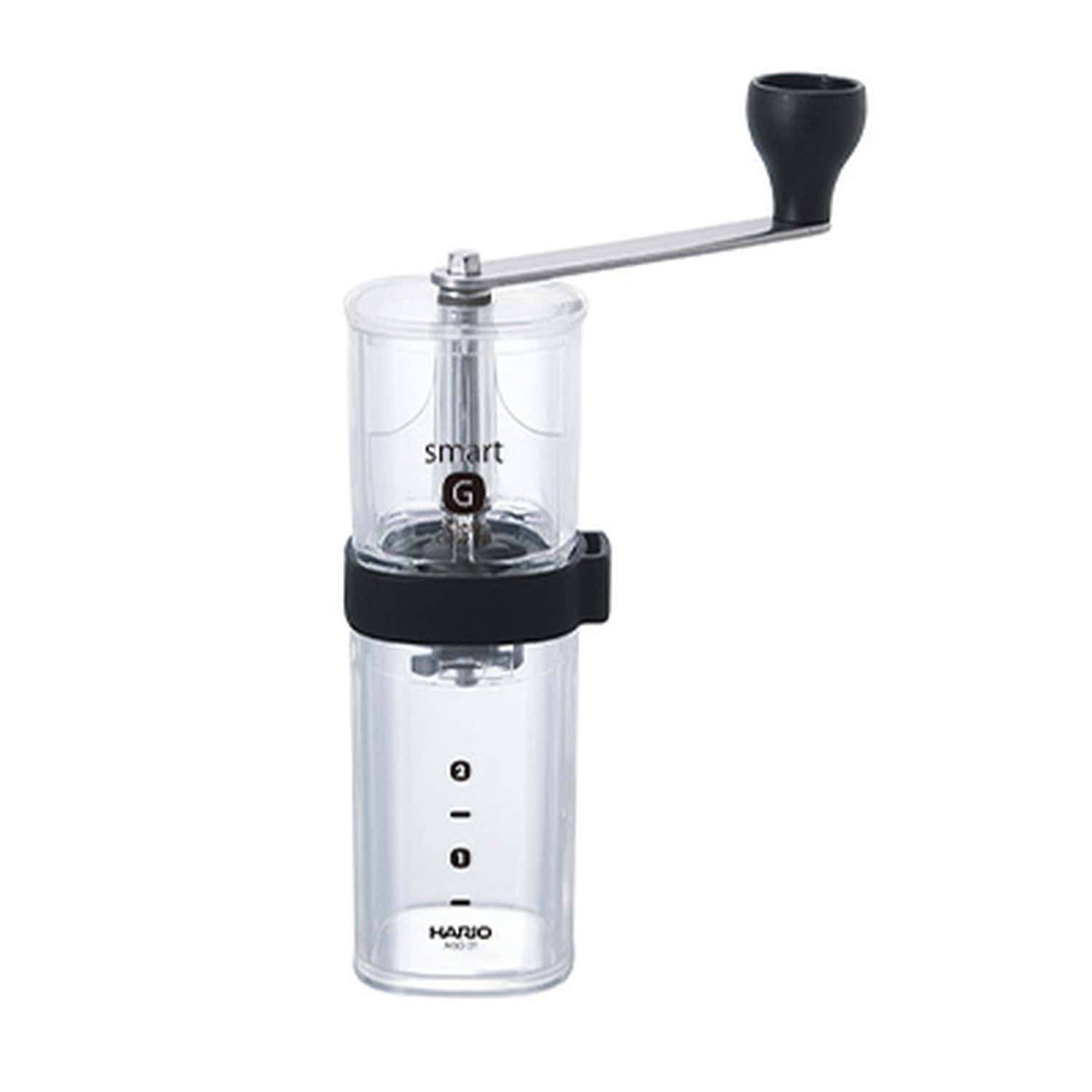 Hario - Smart G New Coffee Mill Transparent - Coffeeloft