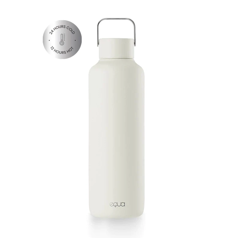 EQUA Termo gertuvė TIMELESS OFF WHITE 600ml - Coffeeloft